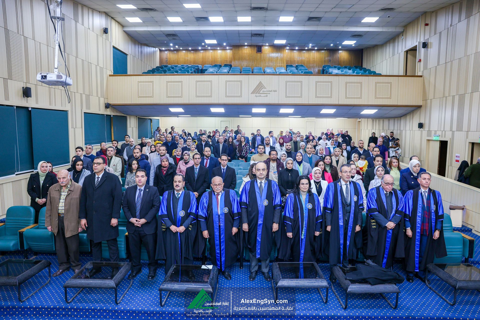 تكريم حاملي الماجستير والدكتوراه | Alex Engineering Syndicate